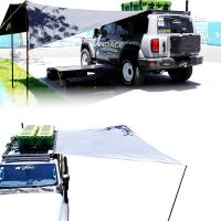 China Outdoor Camping Folding Car Roof Cover Umbrella Tent Quick Automatic Opening 2kg 2000x5000x300mm for sale