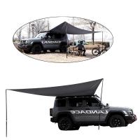 China 4x4 Roof Top Tent with Side Canopy and Awning Camouflage Field Game Style 2000x5000mm for sale