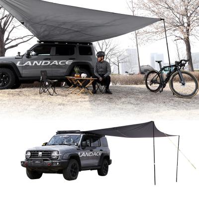 China Car Roof Rack Side Awning 2000x5000mm for Off Road Vehicle Roof Top Tent 2kg for sale