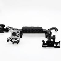 China Hard Anodized Aluminum Jeep Center Console Phone Holder Bracket 262x488mm for sale