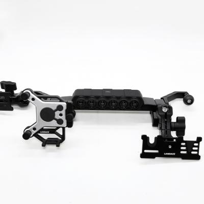China Hard Anodized Aluminum Jeep Center Console Phone Holder Bracket 262x488mm for sale