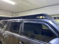 China Non-Drill Black Powder Coating 4x4 Roof Rack for 4Runner Camping 2110x1195mm for sale