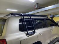 China Non-Drill Black Powder Coating 4x4 Roof Rack for 4Runner Camping 2110x1195mm for sale