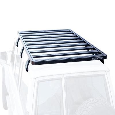 China Aluminum Roof Rack Platform 2110x1195mm for Toyota LC200 Universal Car Roof Luggage Basket for sale
