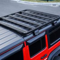 China Aluminum Roof Rack Basket 1500x1400mm for Jeep Wrangler JK 4x4 Camping for sale