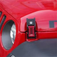 China Jeep Wrangler JL Gladiator Aluminum Alloy Hood Latches Lock 133x56x42mm for sale