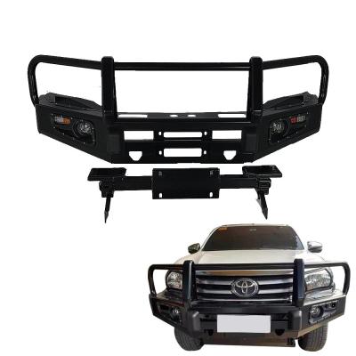 China Toyota Hilux Front Bumper Bracket Black Cold Rolled Steel 3-5mm Thickness Powder Coated for sale