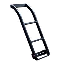 China Electrophoresis Black Truck Tailgate Ladder 833x400x261mm Carbon Steel Roof Rack for sale