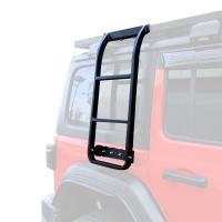 China Electrophoresis Black Truck Tailgate Ladder 833x400x261mm Carbon Steel Roof Rack for sale