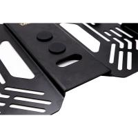 China Stainless Steel Roof Rack Mounted Heavy Duty Tool Box Brackets 6kg 110L for sale