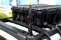 China Aluminum Alloy Car Roof Rack Extension System with Side Ladder and Radio Holder 120cm for sale
