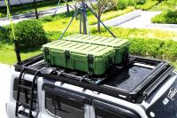 China Aluminum Alloy Roof Rack System with Side Awning for 4Runner Jeep Wrangler 200 Series for sale