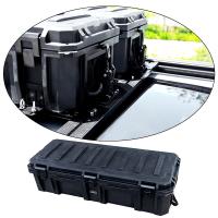 China Aluminium LLDPE Green Roof Rack Mounted Heavy Duty Tool Box 1230x480x350mm for sale