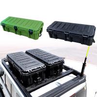 China Waterproof Outside Storage Landace Mounted Tool Box for Heavy Duty Roof Rack 1230x480x350mm Black for sale