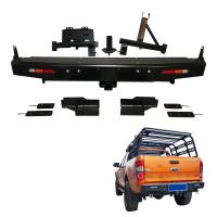China Ford Ranger Rear Bumper Cover Powder Coat 3-5mm Cold Rolled Steel Body Kits for sale