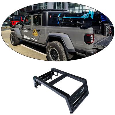 China Carbon Steel Black Powder Coating Overland Bed Rack for Jeep Wrangler JL 2 Door for sale