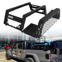 China Carbon Steel Black Powder Coating Overland Bed Rack for Jeep Wrangler JL 2 Door for sale