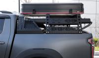 China OEM Accepted Bed Rack System For Mid Size Truck Beds Black Powder Coating Surface for sale