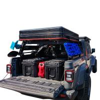 China Custom Black Powder Coated Cargo Rack for 4x4 Pickup Trucks 500T Press for sale