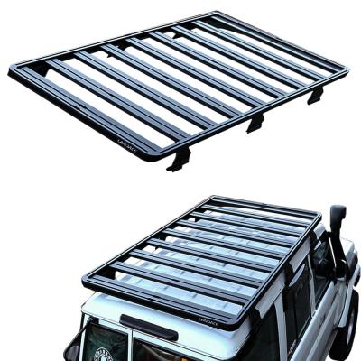 China Aluminum Alloy Roof Rack for LC76 2160x1320x30mm 200kg Capacity E-coat Powder Coat for sale