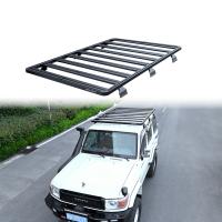 China Aluminum Alloy Roof Rack for LC76 2160x1320x30mm 200kg Capacity E-coat Powder Coat for sale
