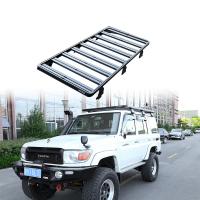 China Aluminum Alloy Roof Rack for LC76 2160x1320x30mm 200kg Capacity E-coat Powder Coat for sale