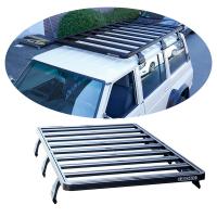 China Aluminum Alloy Roof Rack for Y60 2100x1300x30mm 200kg Capacity E-Coat Powder Coated for sale