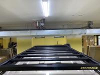 China Universal 4x4 Roof Rack for Toyota 4Runner 2100x1300mm 200kg Capacity Aluminum Alloy Black for sale