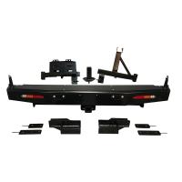 China Ford Ranger Rear Bumper Reinforcement Cold Rolled Steel 3-5mm Thickness Black Powder Coated for sale