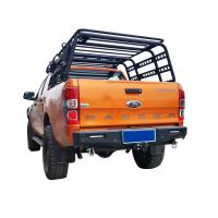 China Ford Ranger Rear Bumper Reinforcement Cold Rolled Steel 3-5mm Thickness Black Powder Coated for sale