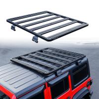 China Aluminum Roof Rack for Jeep Wrangler 1500x1425mm 200kg Capacity UV Stable Powder Coating for sale