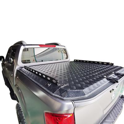 China Aluminum Manual Roller Shutter Tonneau Cover for Ford Ranger T6 T7 Hard Lid 63kg for sale