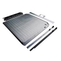 China Aluminum Manual Roller Shutter Tonneau Cover for Ford Ranger T6 T7 Hard Lid 63kg for sale
