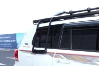 China Aluminum Roof Rack Cross Bars for Toyota 4Runner 2280x1210mm Black Powder Coated for sale