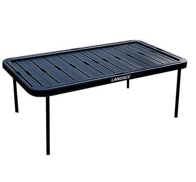 China Jeep Wrangler JL Aluminum Alloy Trunk Storage Shelf 1130x70x620mm Black for sale