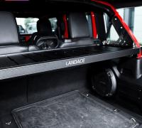 China Jeep Wrangler JL Aluminum Alloy Trunk Storage Shelf 1130x70x620mm Black for sale