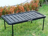 China Jeep Wrangler JL Aluminum Alloy Trunk Storage Shelf 1130x70x620mm Black for sale