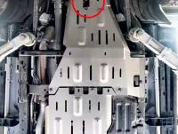 China 1810x870x8mm Off Road Aluminum Alloy Under Engine Skid Plate for Jeep Wrangler JL JK for sale