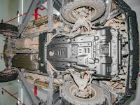 China Magnalium Skid Plate Set for 2015-2016 LC150 Engine and Transmission Full Protection 4mm for sale