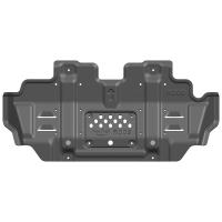 China Black Magnesium Aluminum Alloy Skid Plate for Nissan Patrol Y62 Underbody Protection 35kg for sale