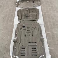 China Mercedes-Benz G500 4x4 Skid Plates Chassis Protection 5mm Aluminum Alloy Black for sale