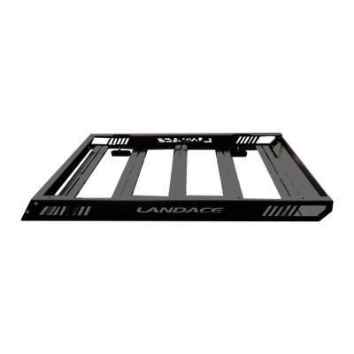 China LANDACE Custom Universal Car Roof Rack Cargo Basket 1455x1425x113mm for Jeep Wrangler Pickup Carrier for sale
