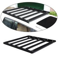 China Customized Black Aluminum Alloy Roof Rack for LC200 1500x1200mm 200kg Capacity for sale