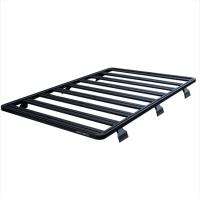 China Customized Black Aluminum Alloy Roof Rack for LC200 1500x1200mm 200kg Capacity for sale