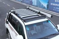 China Aluminum Alloy Roof Rack for LC76 2160x1320mm 200kg Capacity Universal Roof Mount for sale