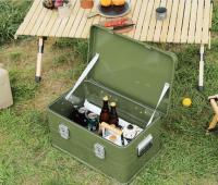China Compact And Lightweight Aluminum Camping Kitchen Box With Ample Storage for sale