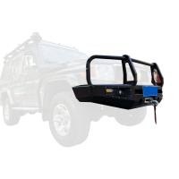 China Black Steel Front Bumper Bull Bar for 4Runner Car Body Kit Exterior Accessories 210x66x75mm for sale
