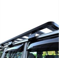 China LC150 4x4 Aluminum Alloy Roof Rack 2160x1320mm 200kg Capacity Black E-coat Finish for sale