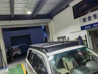 China Aluminum Alloy Roof Rack for Toyota Land Cruiser LC200 1500x1200mm Black Powder Coated for sale