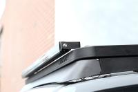 China 304 Stainless Steel Light Bar Mounting Bracket 132x100x50mm for Toyota Roof Rack for sale